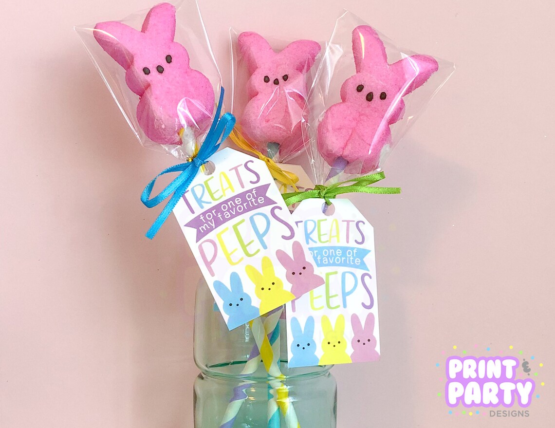2x3 Printable Easter Treats for My Peeps Gift - Etsy
