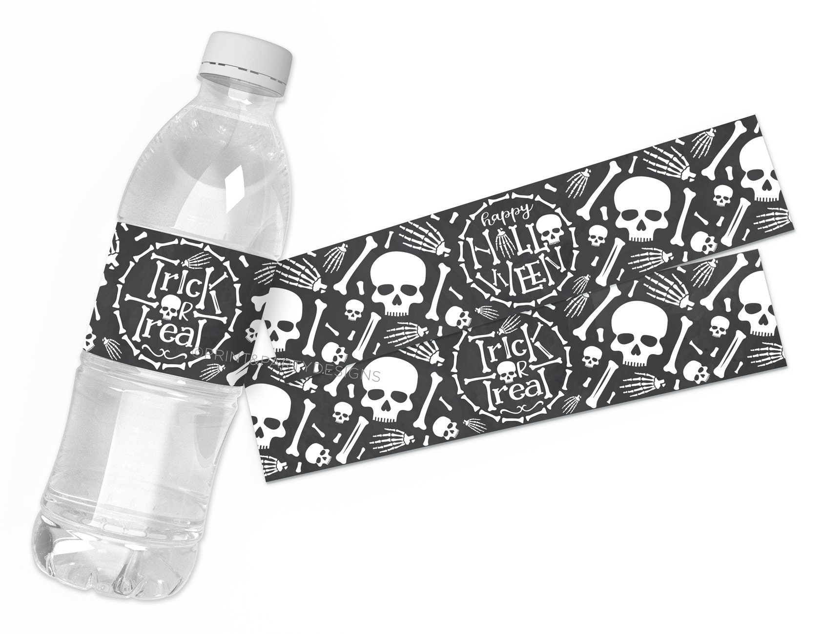 Printable Skeleton Halloween Party Decorations Halloween - Etsy