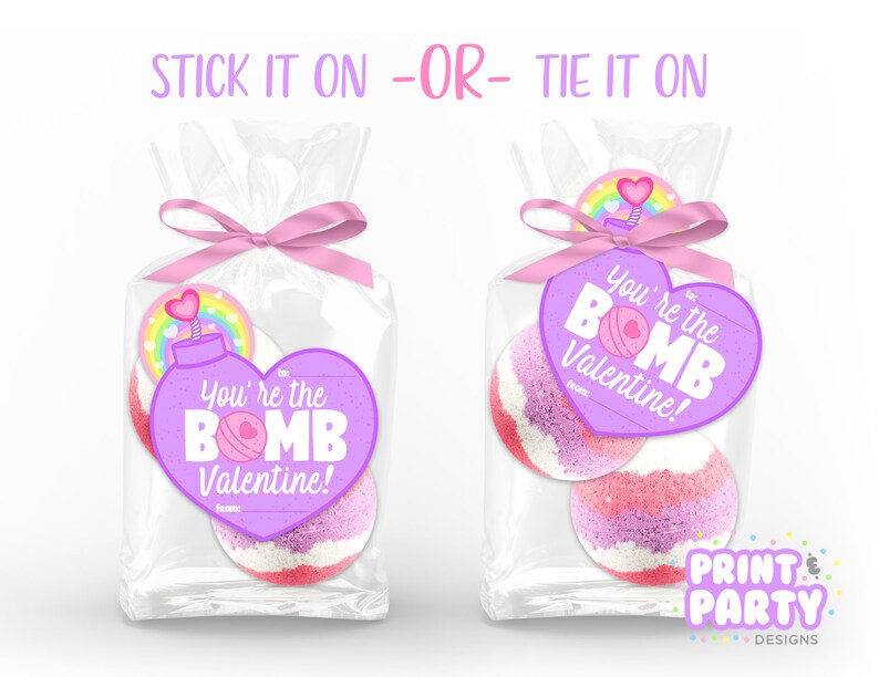 Printable You're the Bomb Valentine's Day Card, Bath Bomb Valentine ...