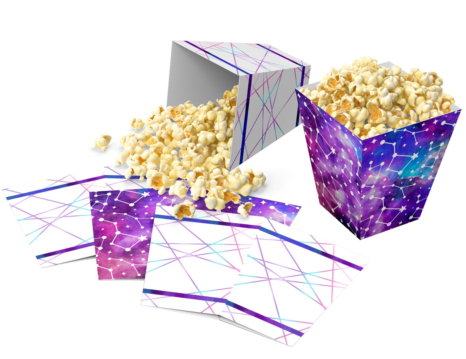 Printable Galaxy Birthday Party Decorations, Teen Galaxy Birthday Party ...