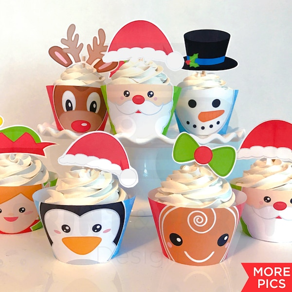 Toppers de navidad - Etsy México