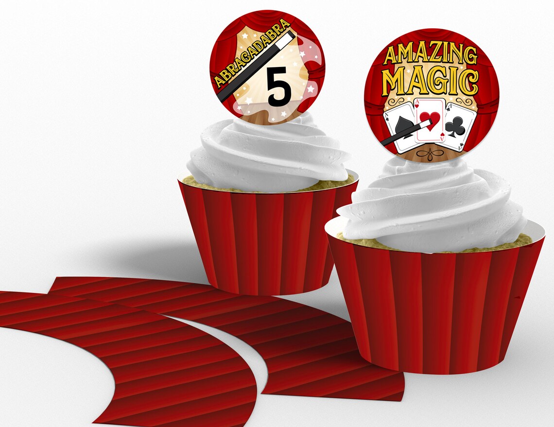 Printable Magic Show Birthday Party Decorations Magician | Etsy