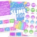 Printable Slime Making Station Kit, Slime Birthday Party, Slime Party ...