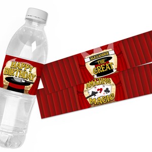 Printable Magic Show Birthday Party Decorations, Magician Birthday ...