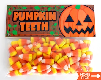 Printable Ghost Poop Halloween Treat Bag Toppers, Kids Halloween Party ...