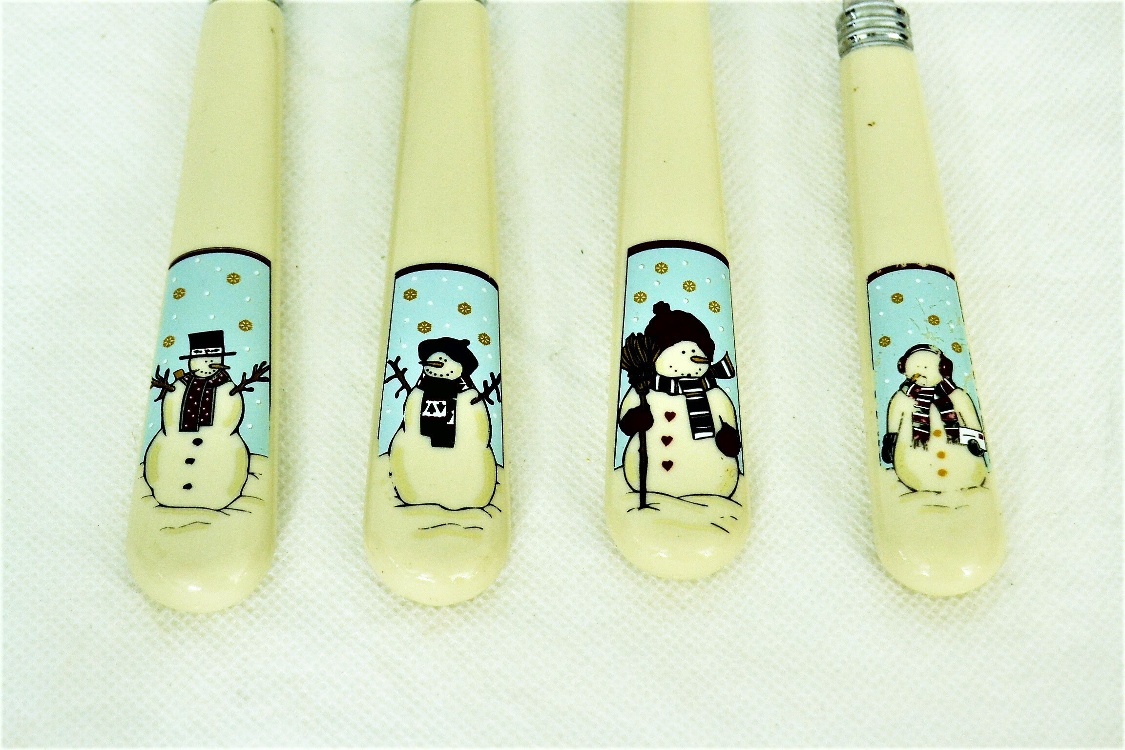 Vintage Snowmen Serenade Flatware From Meiwa 24 Piece Set - Etsy