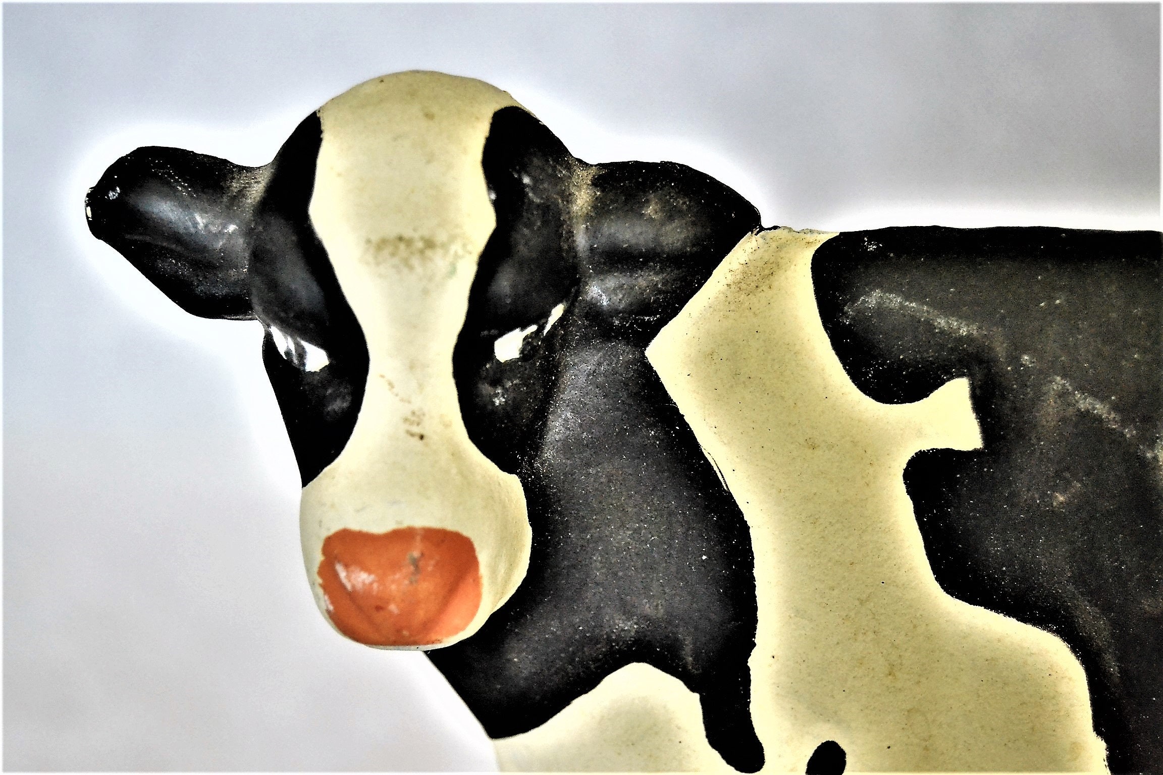 Cast Iron Holstein Cow Door Stop - Etsy