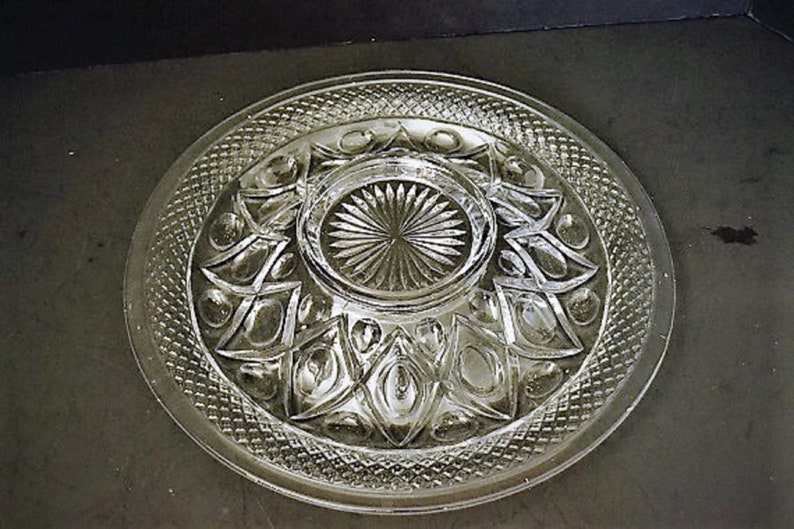 Vintage Large Cape Cod Center Bowl From Imperial Glass - Etsy