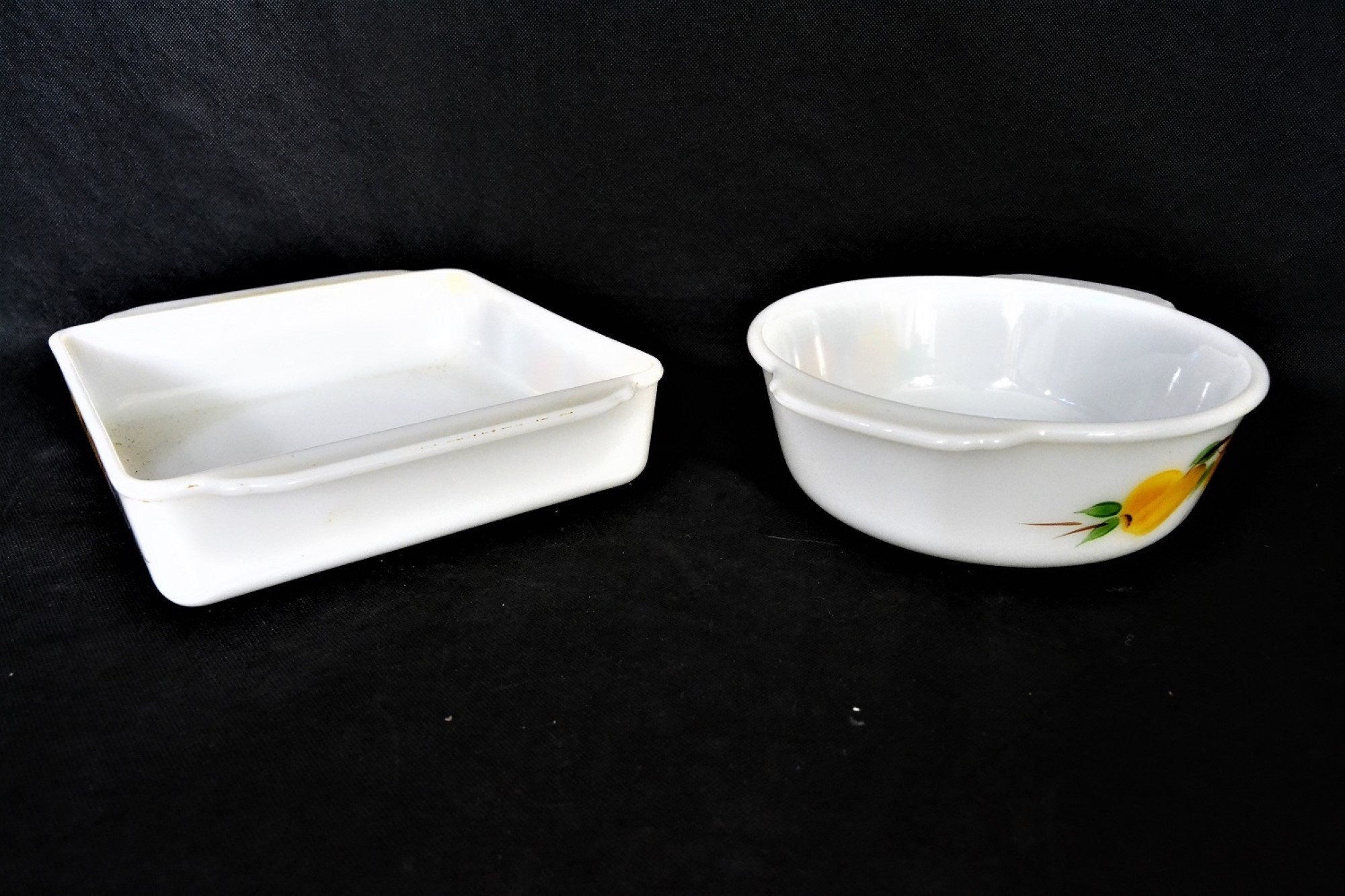 Vintage Gay Fad Casserole Dishes From Fire King - Etsy