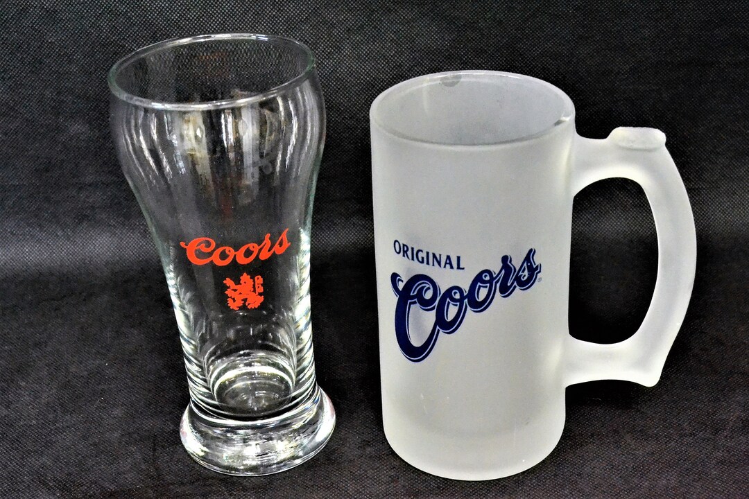 Vintage Coors Beer Glasses Etsy