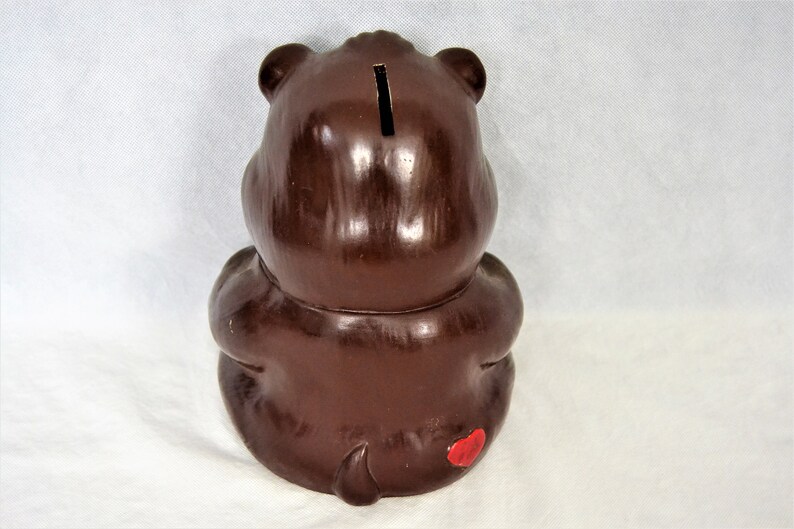 Vintage Teddy Bear Bank - Etsy