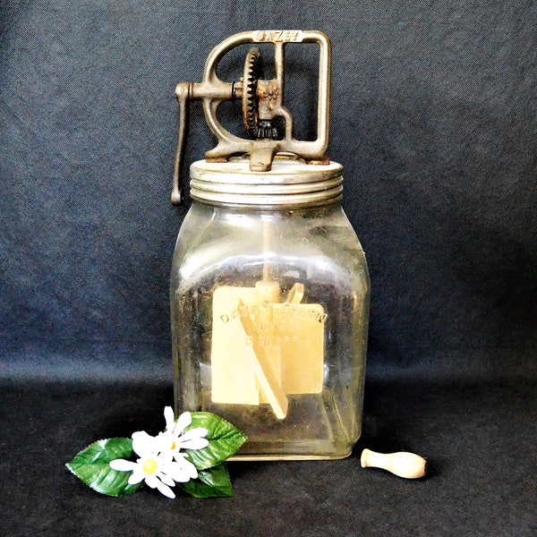 Glass Butter Churn - Etsy
