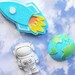 Outer Space Bath Bombs Astronaut Bath Bomb Rocket Ship Bath Bomb Planet ...