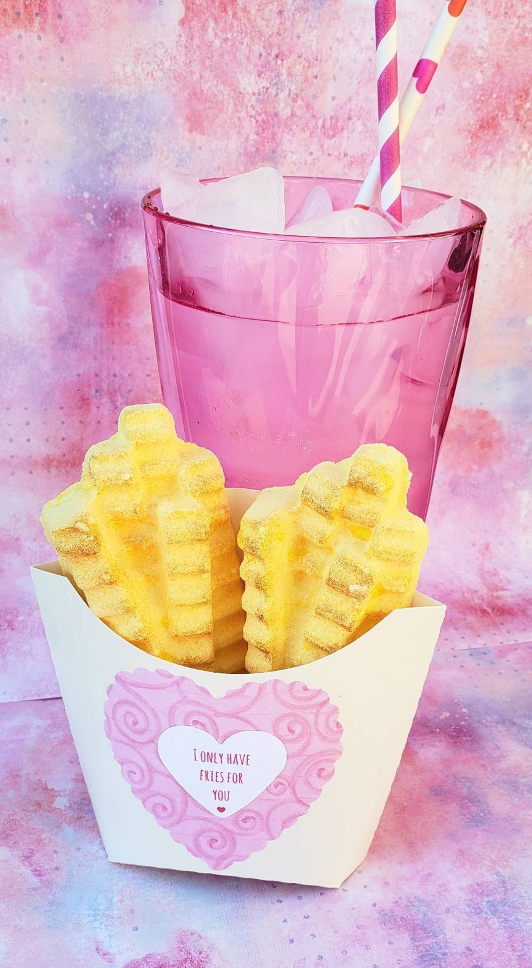 French Fries Bath Bomb, Funny Valentine's Day Gift, I Only Have Fries ...