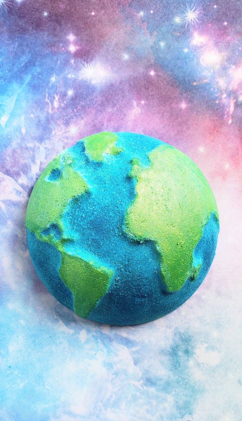 Earth Bath Bomb Planet Earth Earth Day Gift Solar System | Etsy