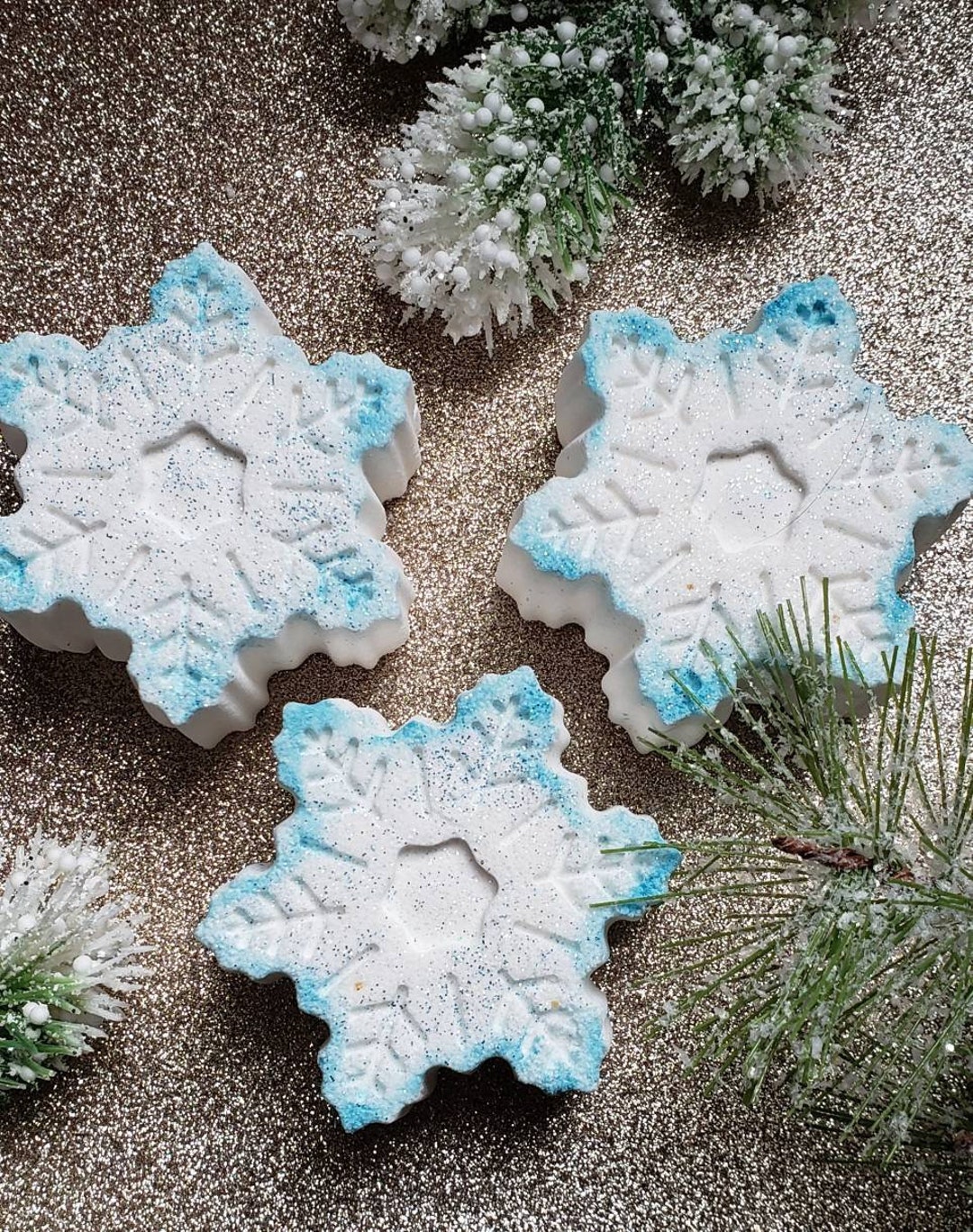 Snowflake Bath Bomb With Ring – Kids Christmas Stocking Stuffer ...
