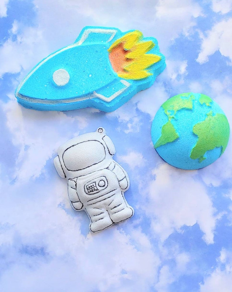 Outer Space Bath Bombs Astronaut Bath Bomb Rocket Ship | Etsy