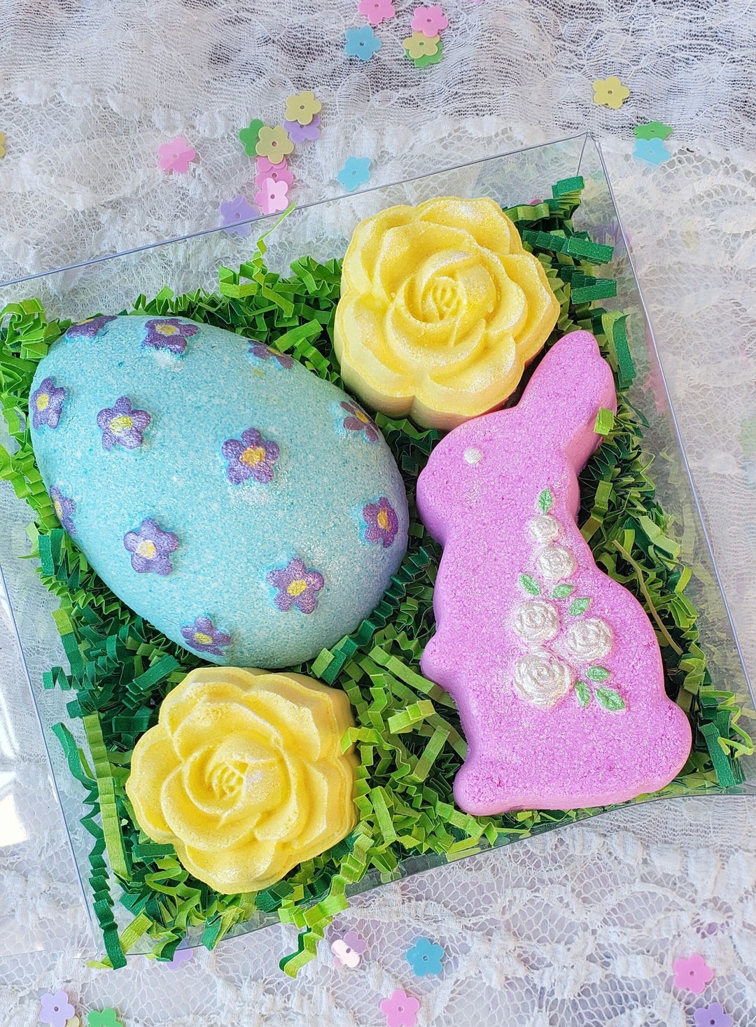 Easter Gift Box - Easter Basket Stuffers for Kids - Easter Egg Bath ...