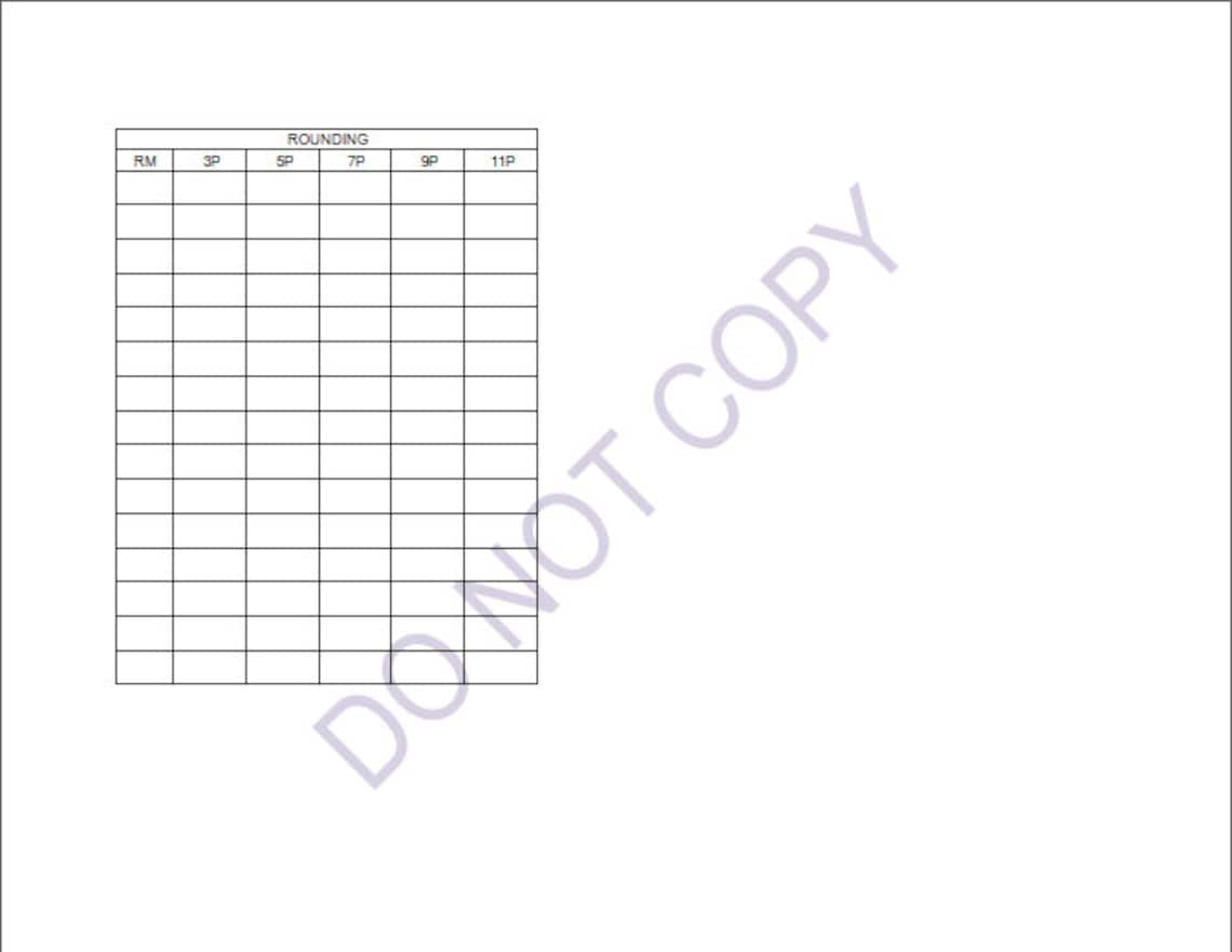 CNA Report Sheet - Etsy