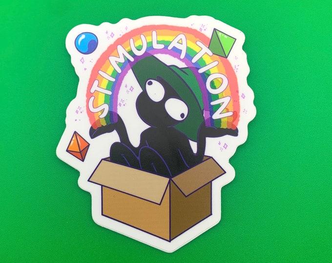 Stimulation! Lonely Wizard Inscryption Inspired Sticker - Etsy