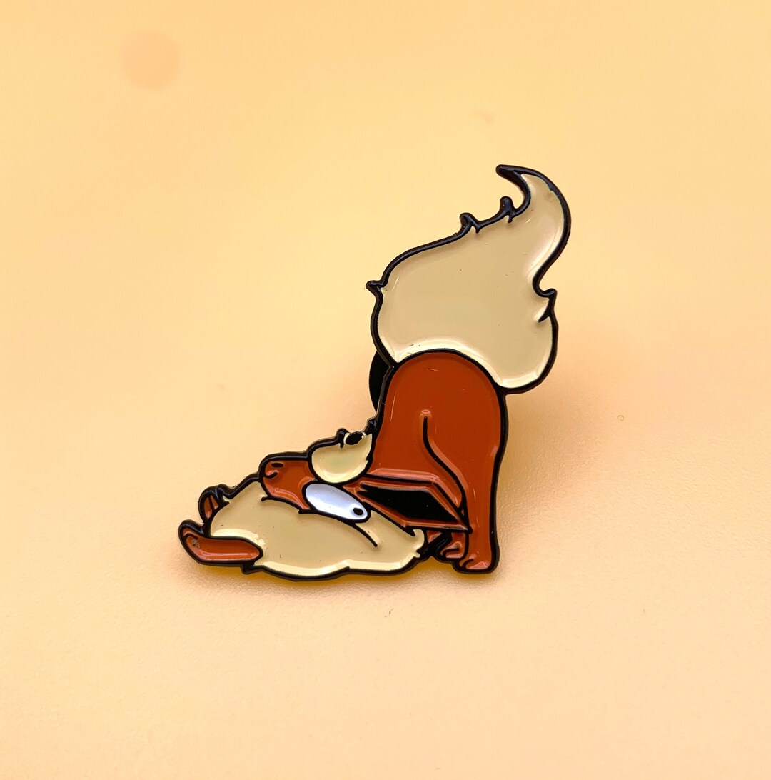 Pokemon Flareon Goofy Soft Enamel Pin - Etsy