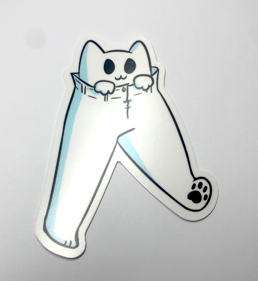 Fresno Beancrawler Sticker Fresno Nightcrawler Cryptid Kitty - Etsy