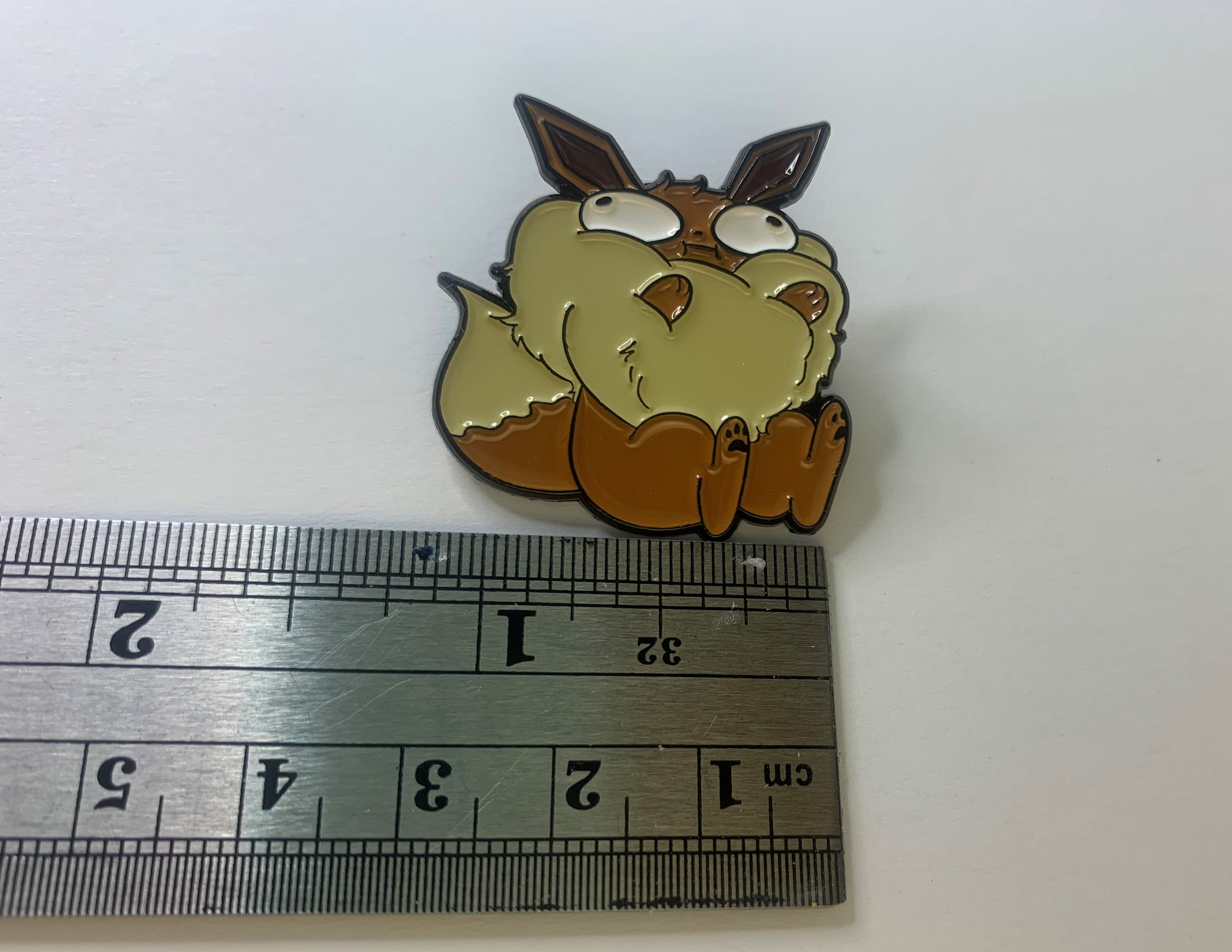 Pokemon Eevee Goofy Soft Enamel Pin - Etsy