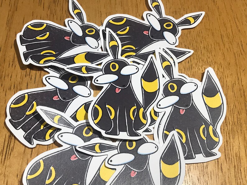 Pokemon Umbreon Goofy Sticker - Etsy