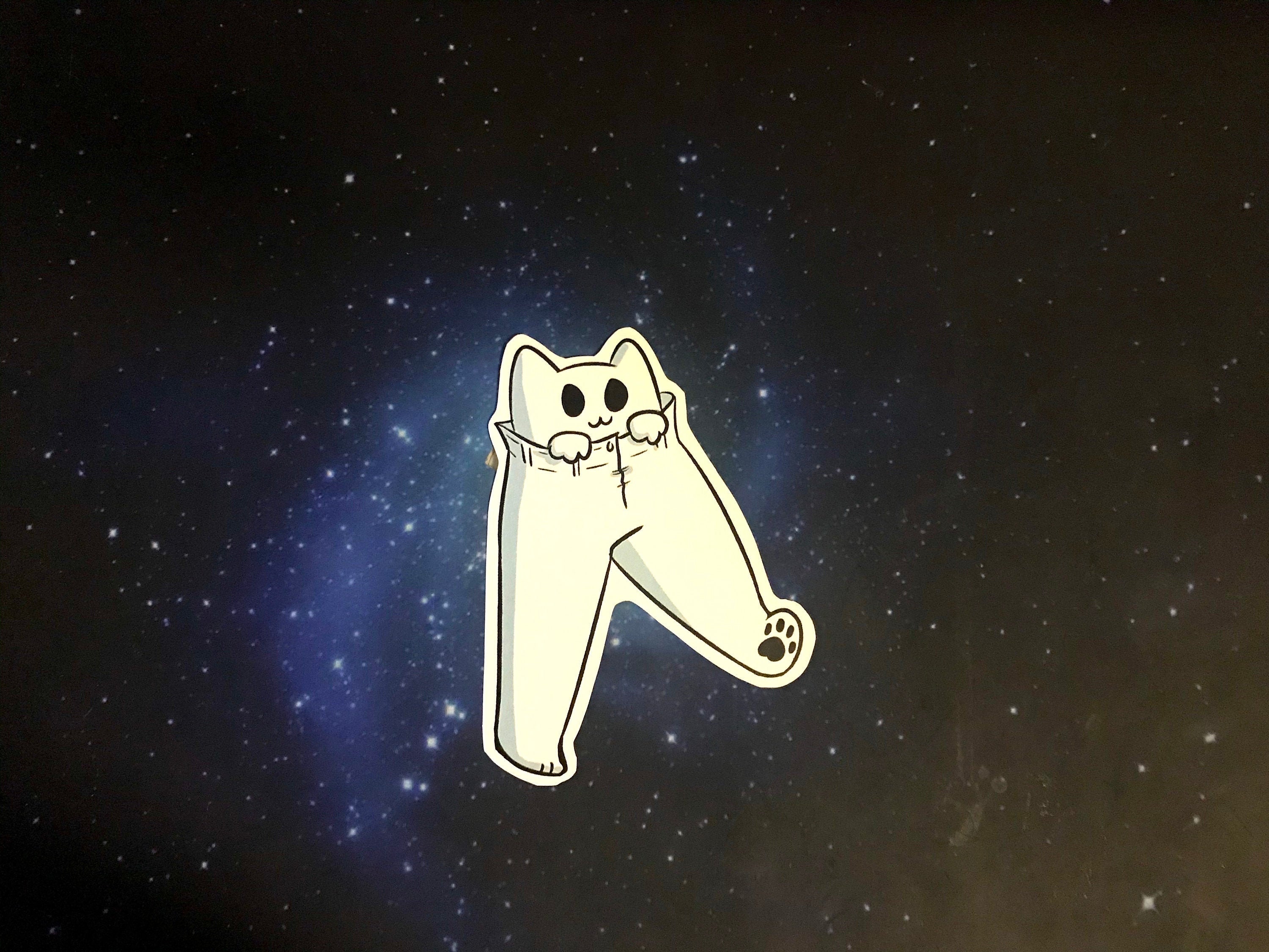 Fresno Beancrawler Sticker Fresno Nightcrawler Cryptid Kitty - Etsy