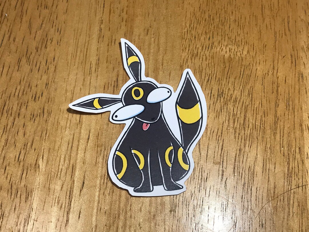 Pokemon Umbreon Goofy Sticker - Etsy