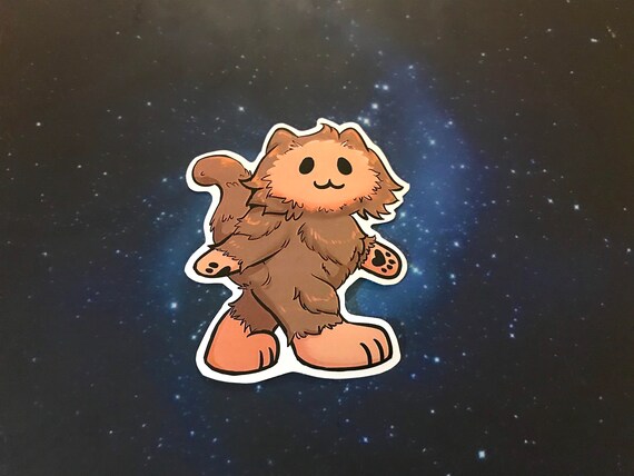 CATSQUATCH Sasquatch Cryptid Kitty Sticker Eldrtich Beans | Etsy