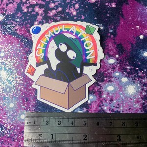 Stimulation! Lonely Wizard Inscryption Inspired Sticker - Etsy