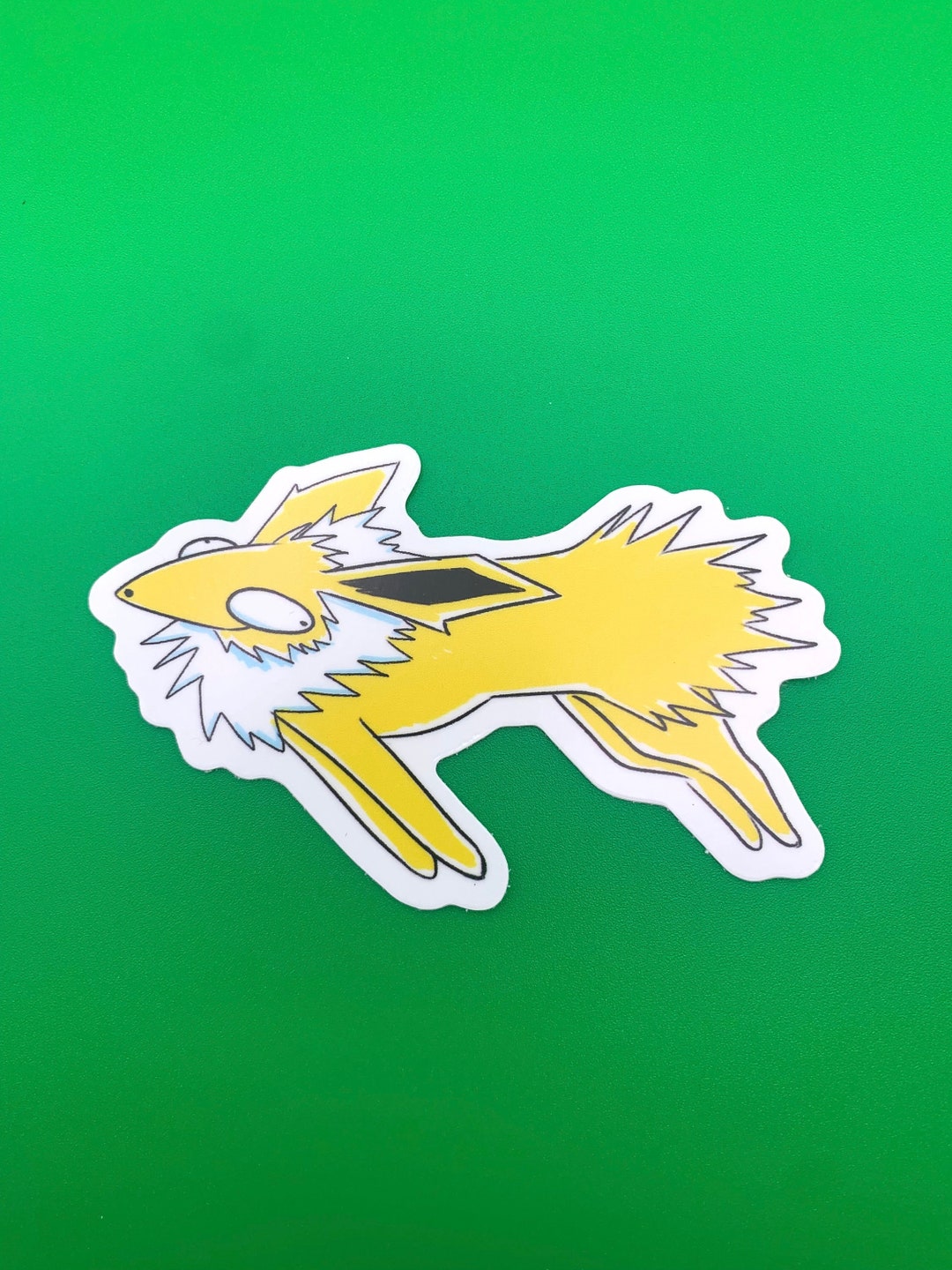 Pokemon Jolteon Goofy Sticker - Etsy