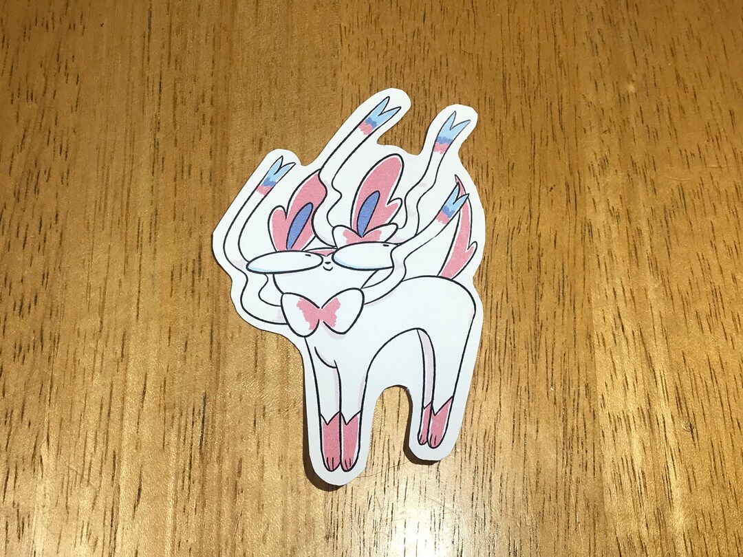 Pokemon Sylveon Goofy Sticker - Etsy