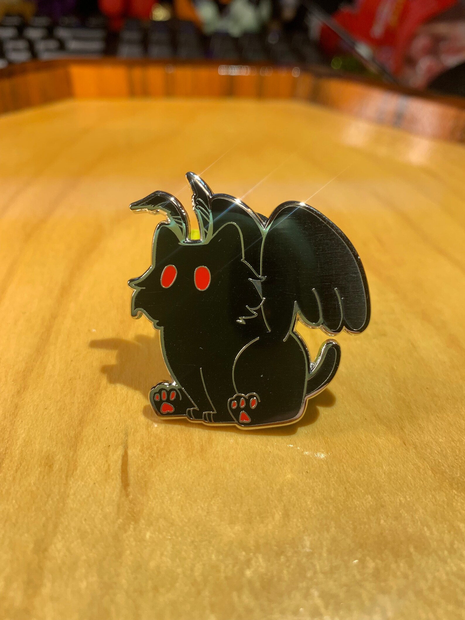 Mothcat Mothman Cryptid Kitty Hard Enamel Pin - Etsy