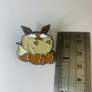 Pokemon Eevee Goofy Soft Enamel Pin - Etsy
