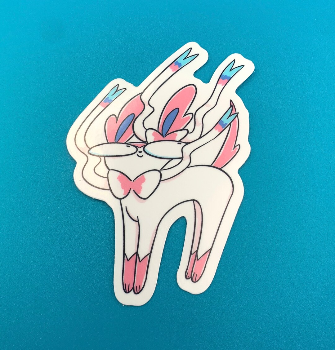 Pokemon Sylveon Goofy Sticker - Etsy