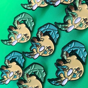 Pokemon Leafeon Goofy Soft Enamel Pin - Etsy