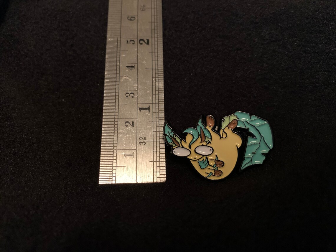 Pokemon Leafeon Goofy Soft Enamel Pin | Etsy