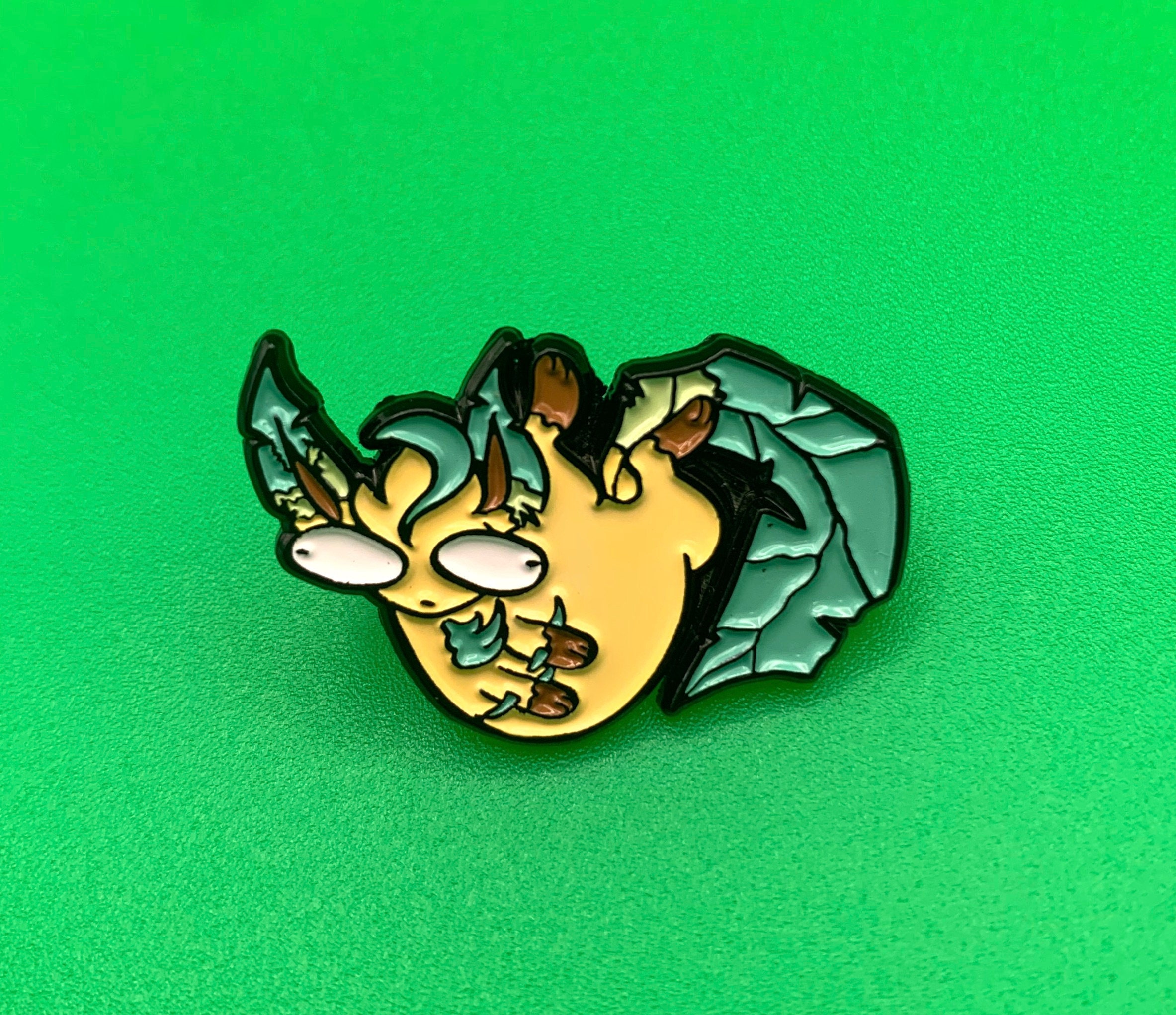Pokemon Leafeon Goofy Soft Enamel Pin - Etsy