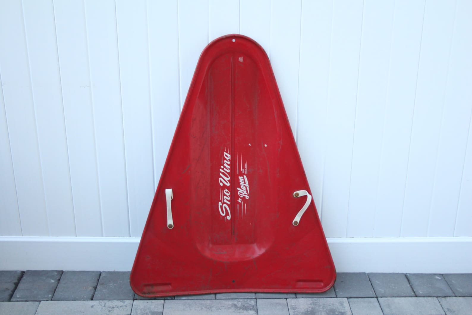 Vintage Sno-wing Metal Snow Sled Blazon Children's Toys - Etsy