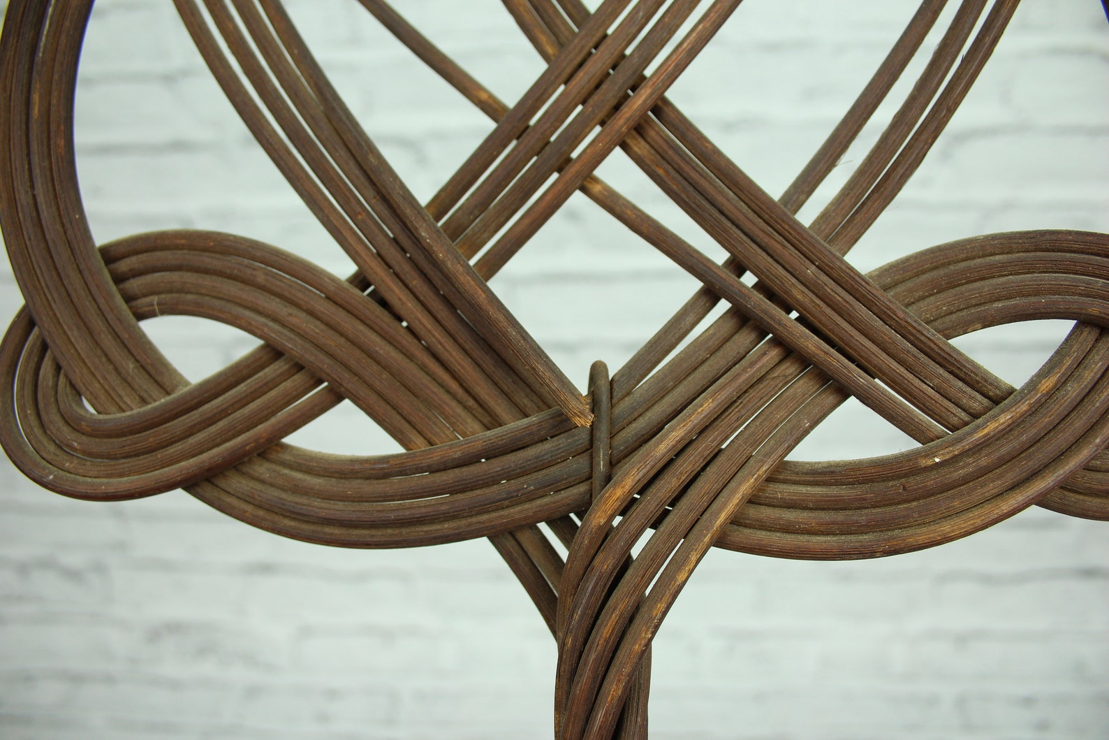 Antique Victorian Carpet Beater Rattan Woven Wood Rug Cleaner | Etsy