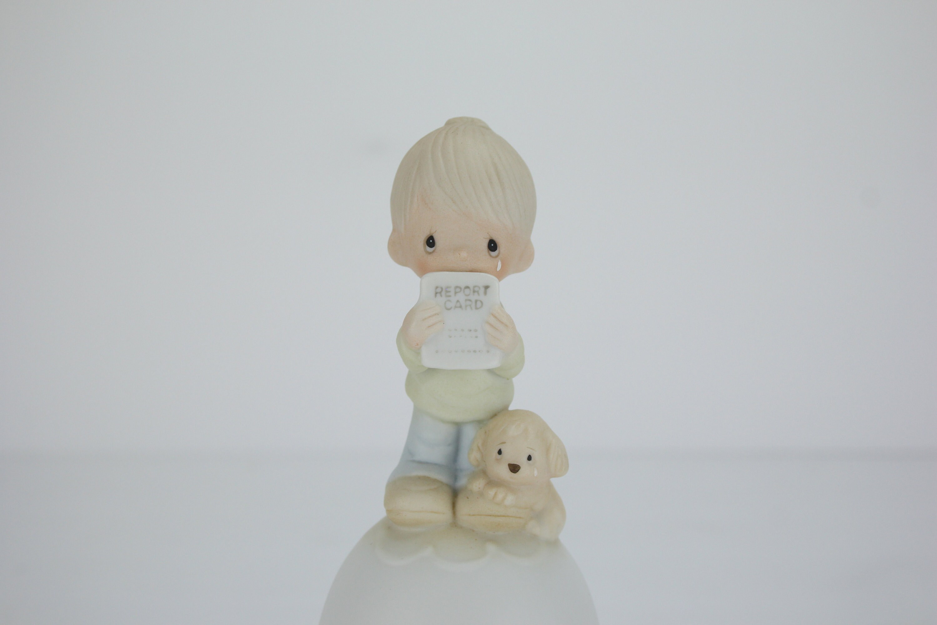 Vintage Precious Moments Bell God Understands Report Card - Etsy