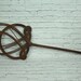 Antique Victorian Carpet Beater Rattan Woven Wood Rug Cleaner Vintage ...