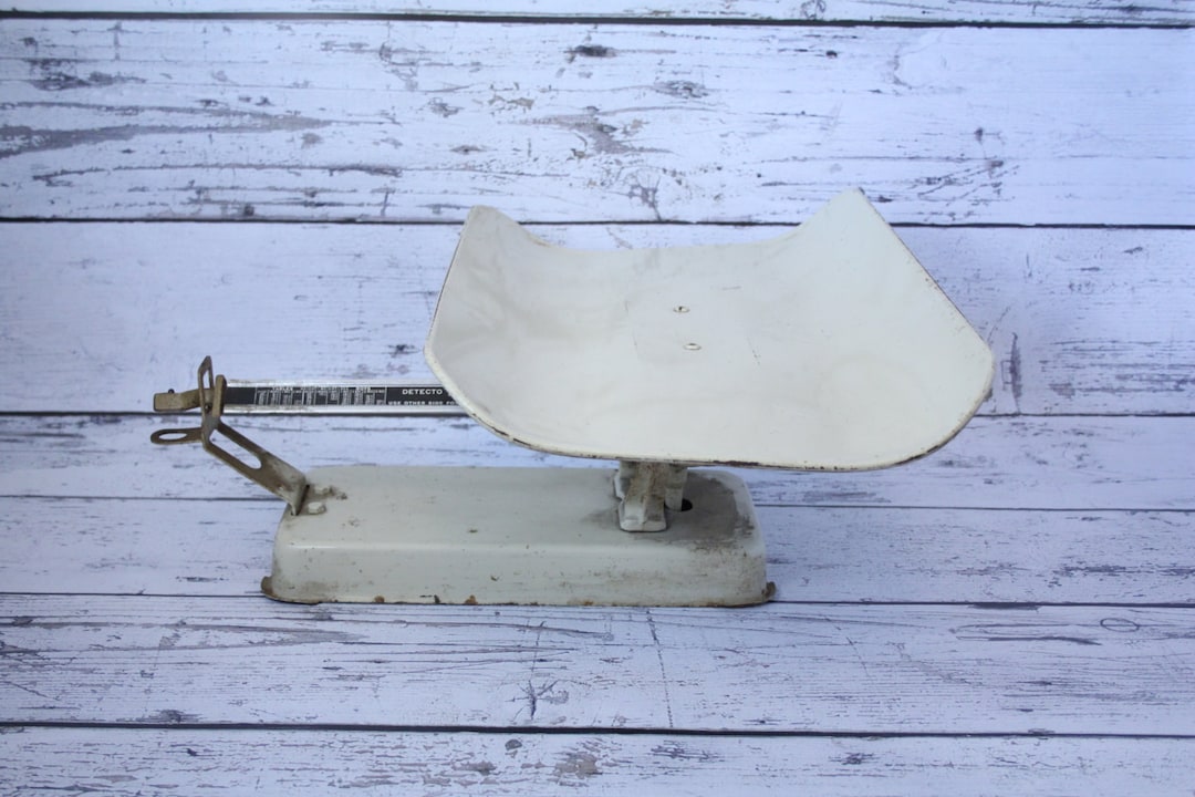 Detecto Beam Newborn Baby Scale | Beige & Black Metal | Hospital 10 Ten ...