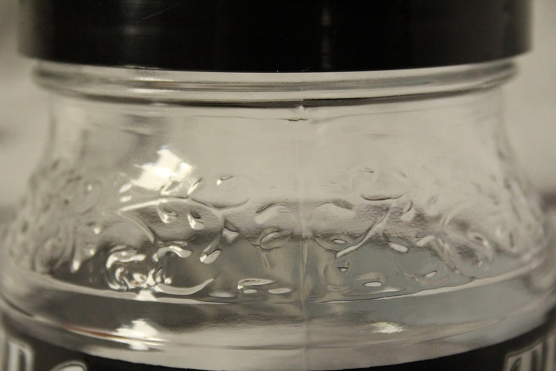 Vintage Covetro Glass Canister Set Embossed Floral Design - Etsy