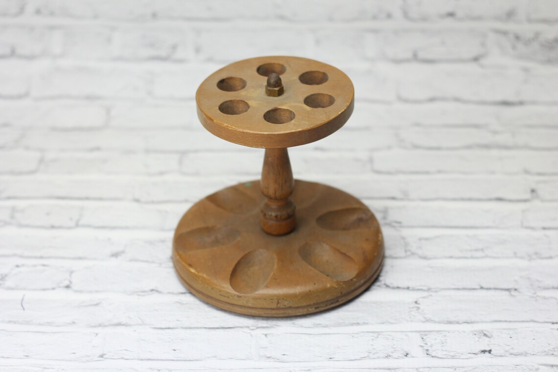 Vintage Wood Pipe Stand Plant Propagation Holds 6 Pipes or - Etsy