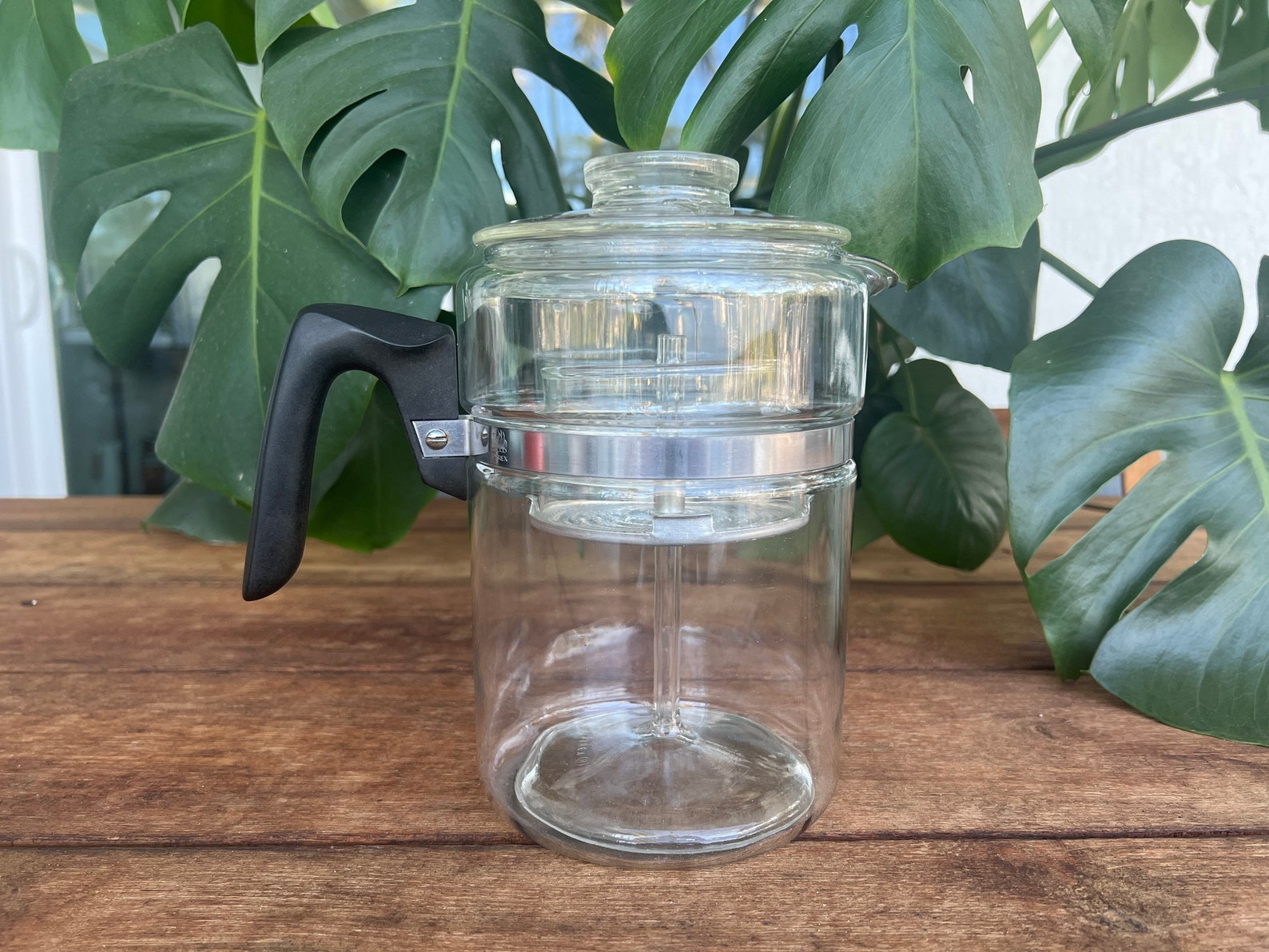Vintage Pyrex Flameware Coffee Percolator Bakelite Handle - Etsy