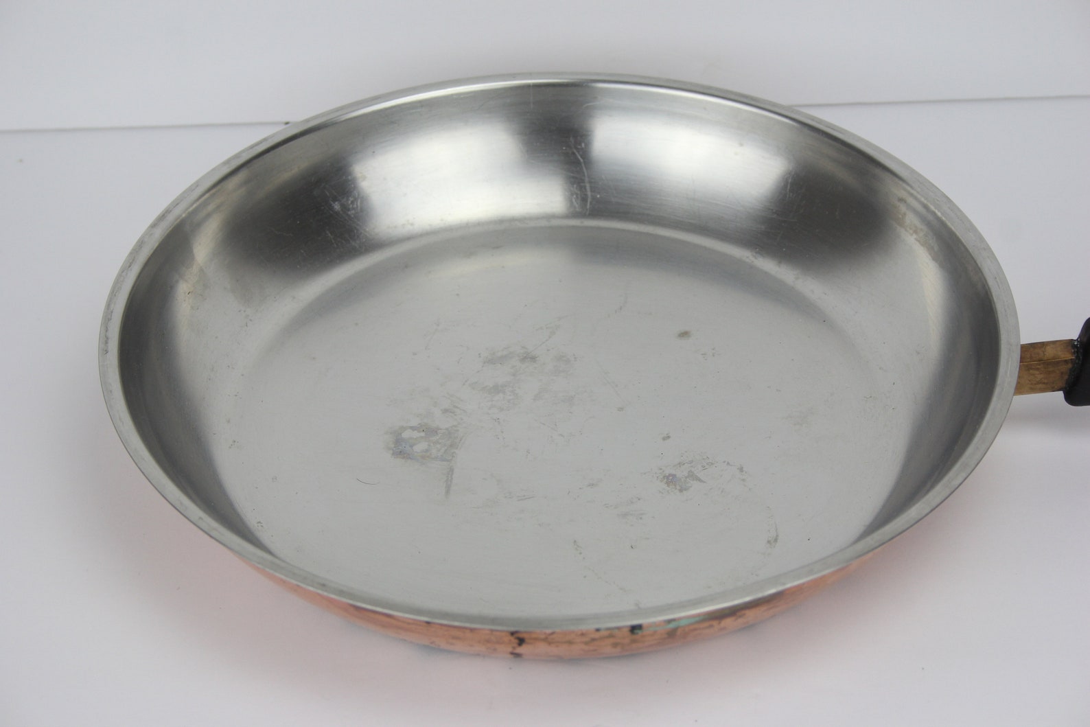 Vintage Culinox Copper Frying Pan Handle Tin Lined Brass | Etsy