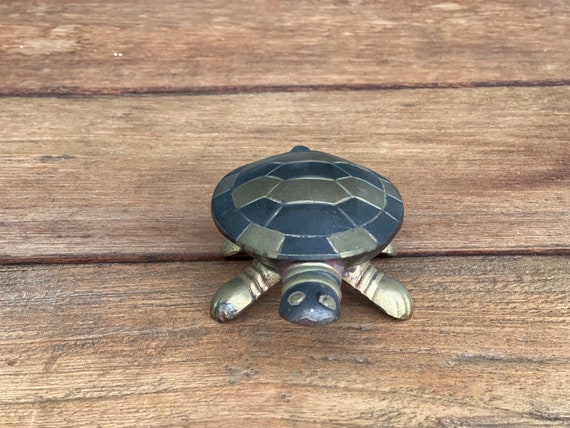 Vintage Brass Turtle Trinket Box | Mid-Century Decor … - Gem